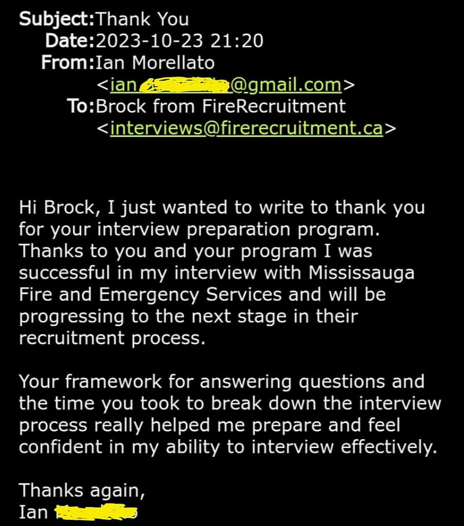 Firefighter Interview Help with our Expert Coach